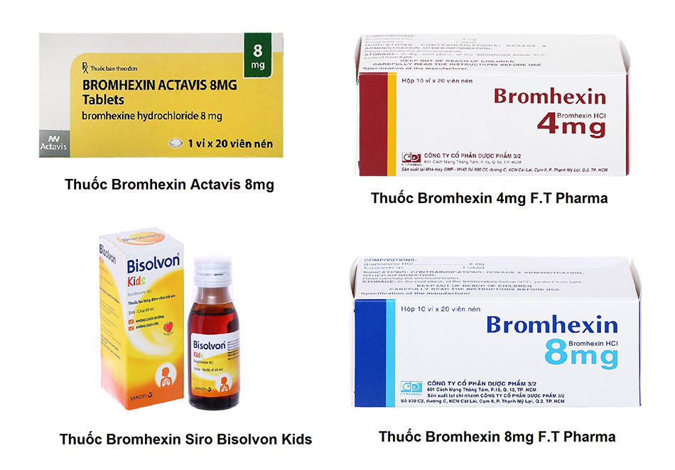 Bromhexine là gì? Tác dụng như thế nào? Và cần lưu ý gì khi sử dụng ...