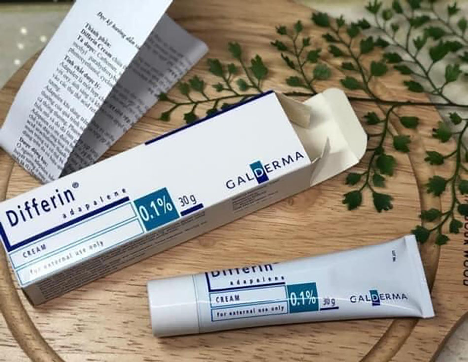 Thuốc Differin Cream 0.1% - Adapalene điều trị mụn trứng cá