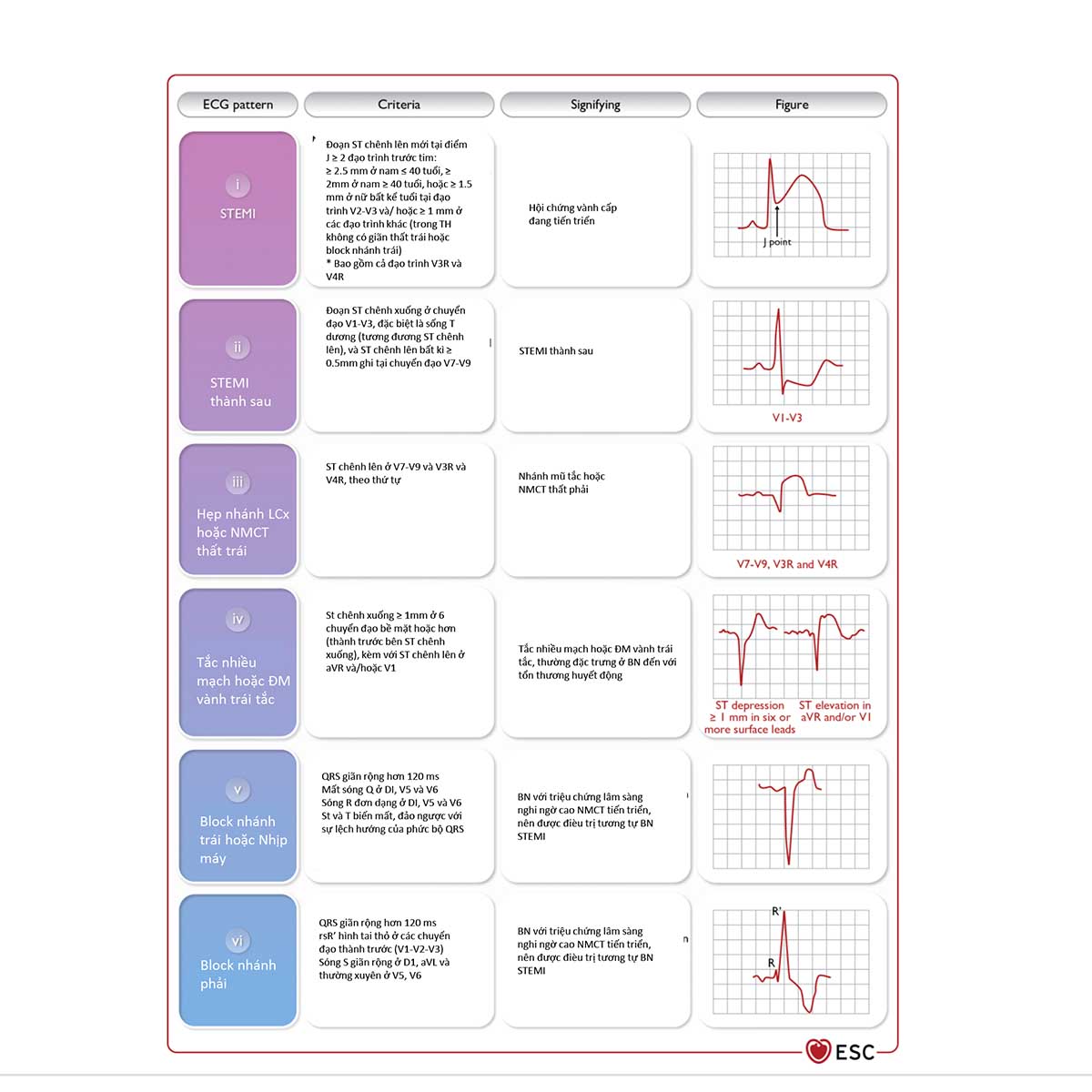 Khuyến cáo của Hội tim mạch Châu Âu (ESC) về 'Hội chứng vành cấp'