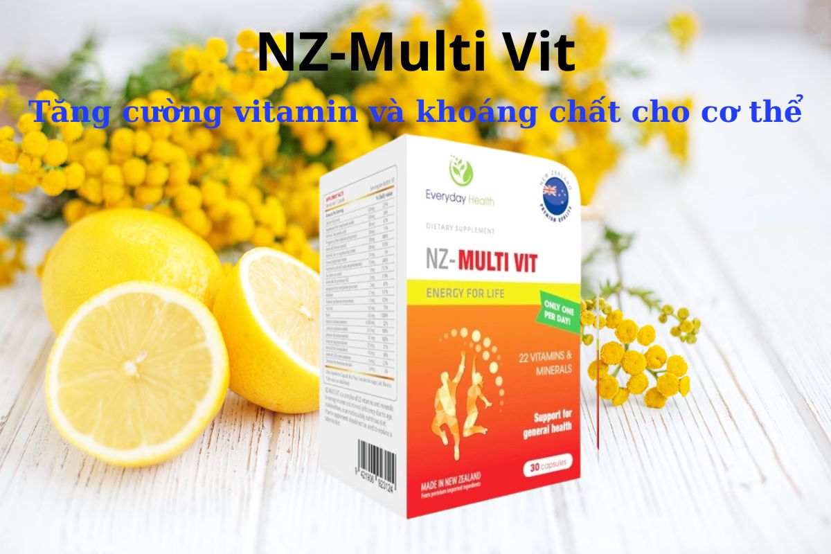 NZ-Multi Vit - bổ sung 22 loại vitamin và khoáng chất cho cơ thể