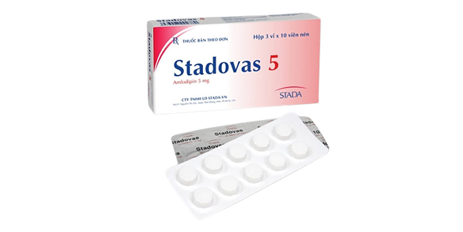 [CHÍNH HÃNG] Thuốc Stadovas 5 CAP Stada điều trị bệnh tăng huyết áp