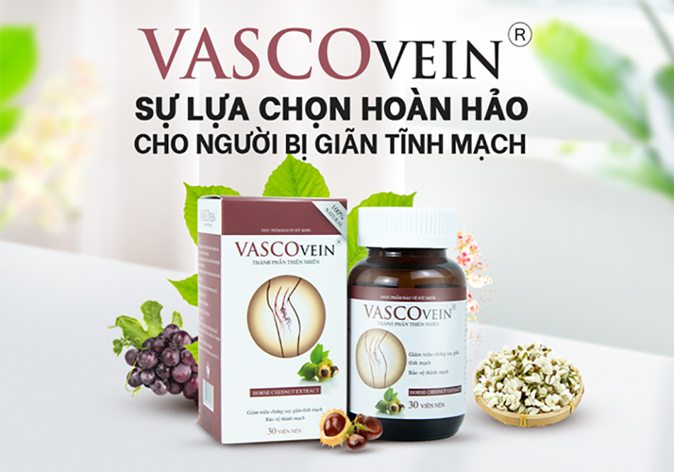 [CHÍNH HÃNG] Viên uống Vascovein - không còn suy giãn tĩnh mạch