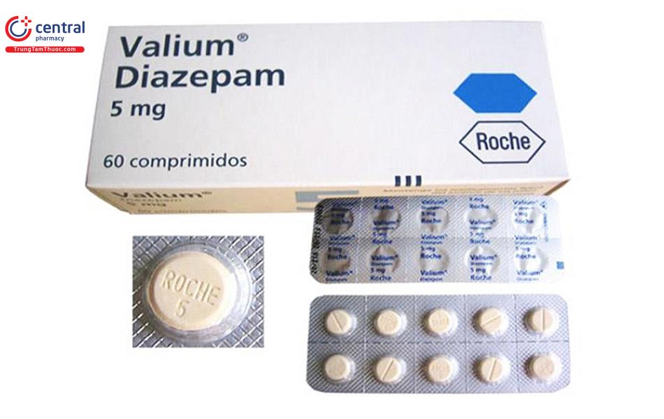 Diazepam giảm căng thẳng, kích động, lo âu và gây ngủ