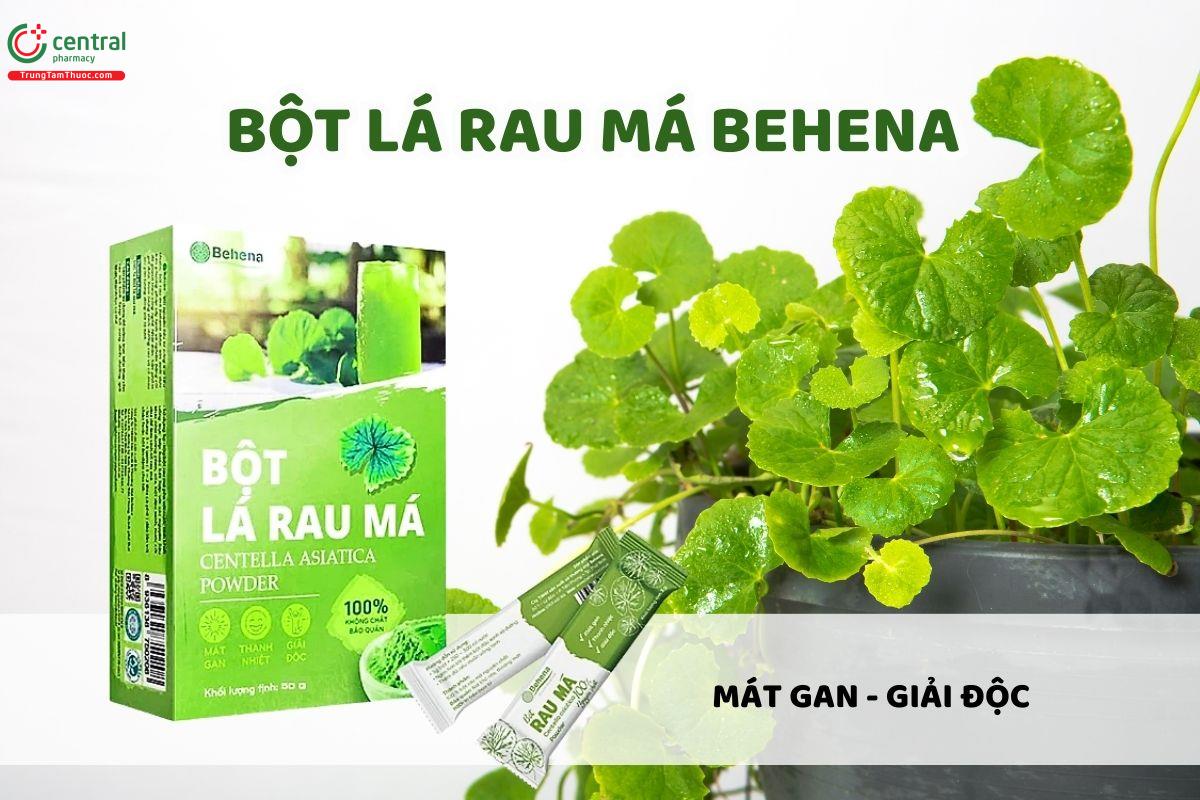 Bột Lá Rau Má Behena - Hỗ trợ giải nhiệt, giảm căng thẳng