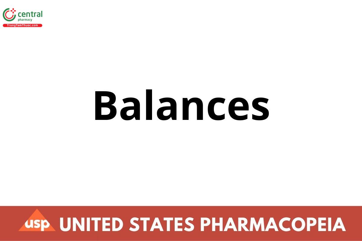 Balances - General Chapters - United States Pharmacopeia USP 2025