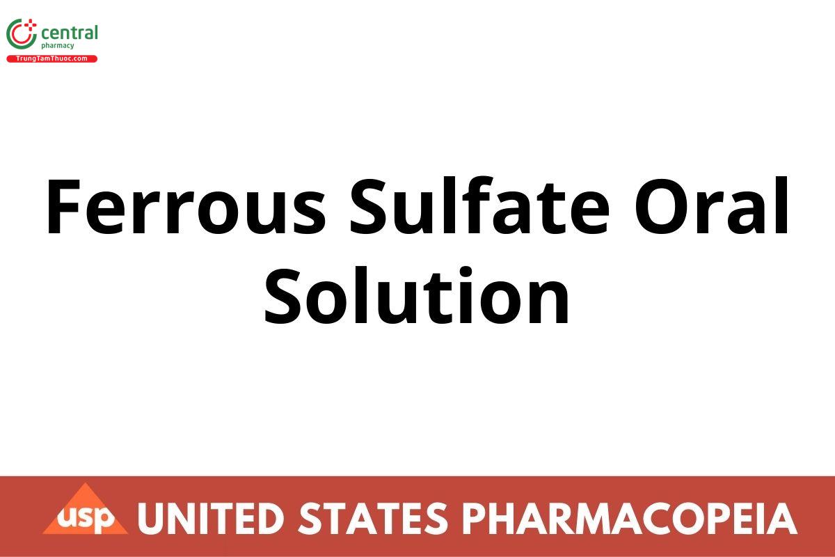 Ferrous Sulfate Oral Solution - Definition, Identification, Assay - USP ...