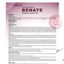 Thuốc Benate 5g điều trị chàm, viêm da tiết bã, sẩn ngứa dạng cục