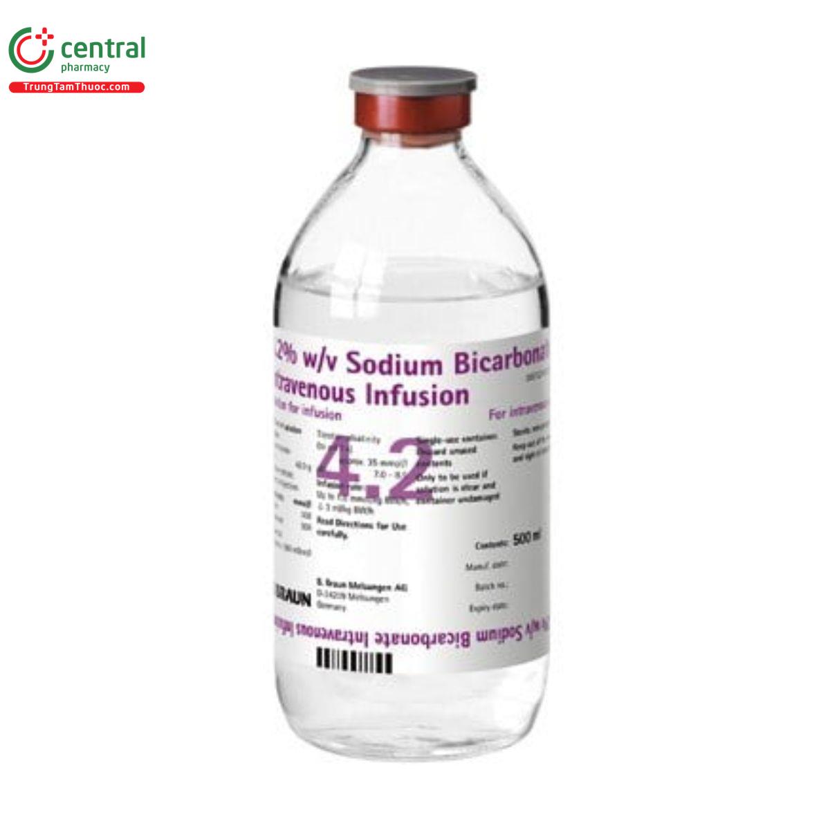 Thuốc 4.2% w/v Sodium Bicarbonate - Điều trị nhiễm toan chuyển hóa