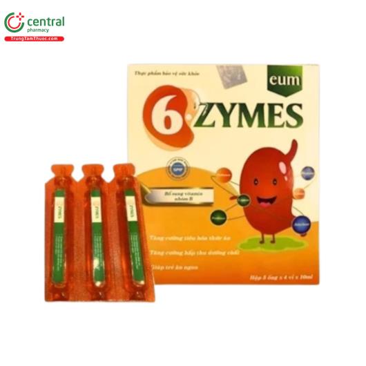 Thuốc 6 Zymes tăng hấp thu dưỡng chất, giúp bé ăn ngon