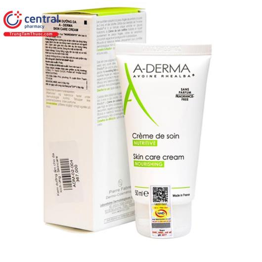 Kem dưỡng ẩm cho da bị kích ứng A-Derma Skin care cream