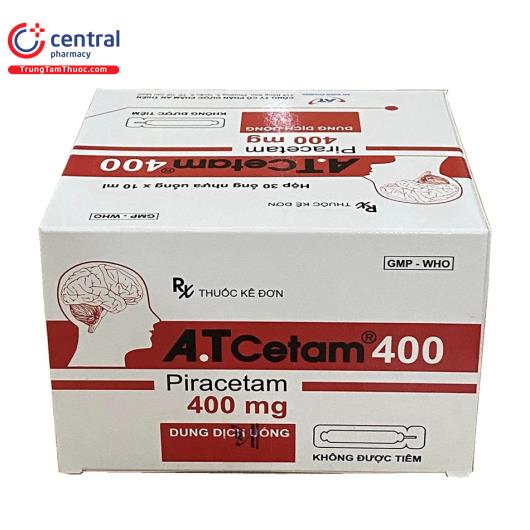 Thuốc A.T Cetam 400: Chỉ định và lưu ý sử dụng