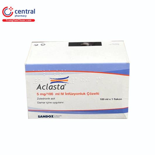 Thuốc Aclasta 5mg/100ml - Thuốc điều trị loãng xương