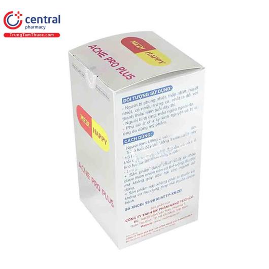 Thuốc Acne Pro Plus Medi Happy - viên uống sạch mụn trứng cá
