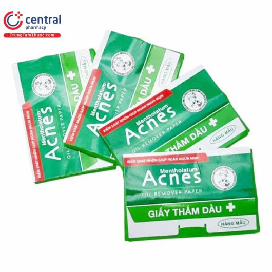 Giấy thấm dầu Acnes 100 tờ - kiểm soát nhờn, ngăn ngừa mụn