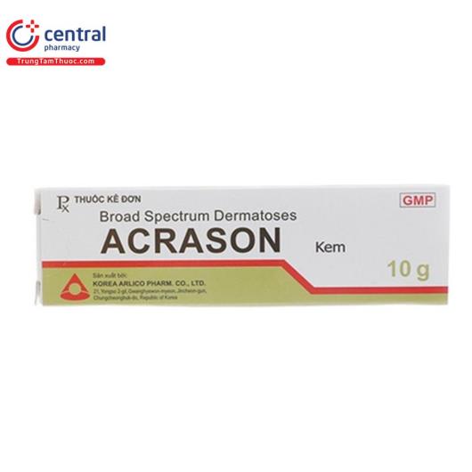 [CHÍNH HÃNG] Thuốc Acrason Cream - Thuốc trị da dị ứng, nấm da