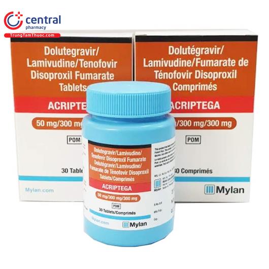 [CHÍNH HÃNG] Thuốc Acriptega điều trị bệnh nhiễm HIV-1