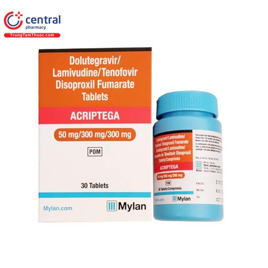 [CHÍNH HÃNG] Thuốc Acriptega điều trị bệnh nhiễm HIV-1