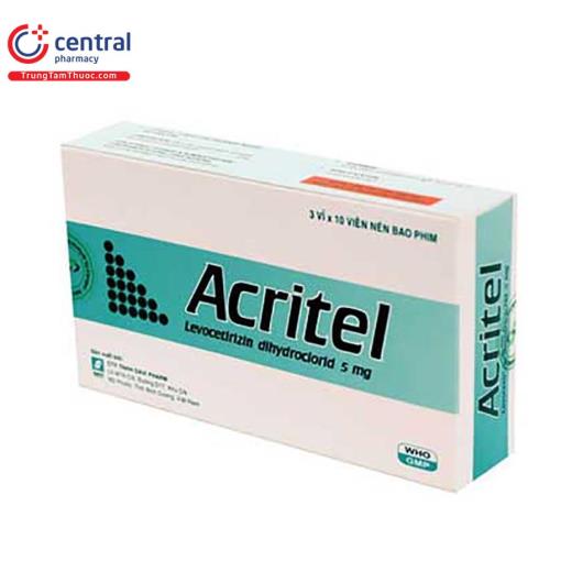 Thuốc Acritel 5mg: Công dụng, liều dùng, chống chỉ định