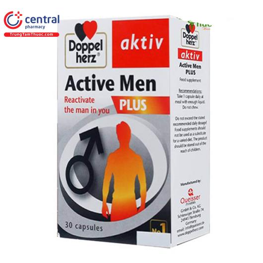 [CHÍNH HÃNG] Thuốc Active Men Plus Doppelherz Aktiv - Sinh lý nam giới