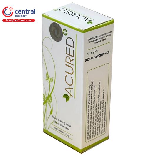 [CHÍNH HÃNG] Thuốc Acured giúp phục hồi da, giảm đau rát, ngừa sẹo