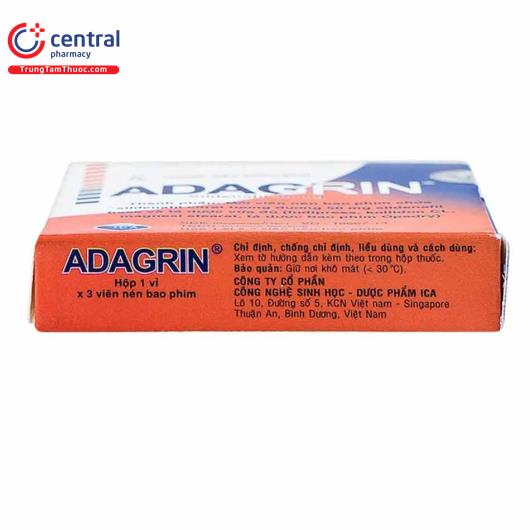 [CHÍNH HÃNG] Thuốc Adagrin 50mg - thuốc điều trị rối loạn cương dương