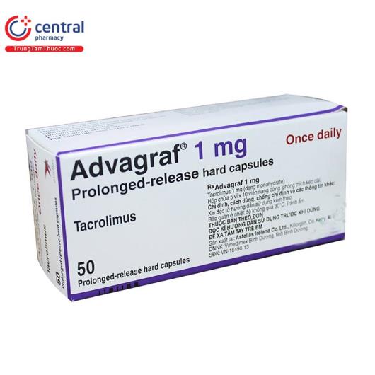 [CHÍNH HÃNG] Thuốc Advagraf 1mg - Dự phòng thải ghép sau phẫu thuật