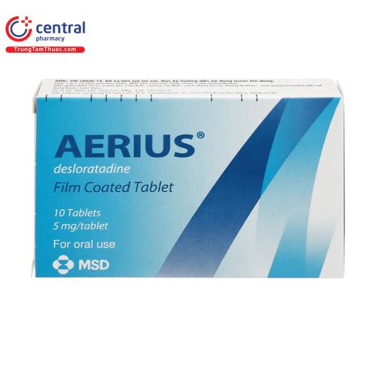 Thuốc Aerius Tablet xóa tan nỗi lo viêm mũi dị ứng