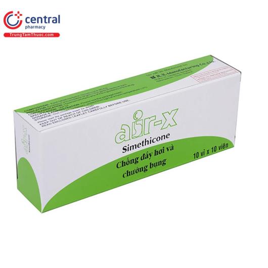 Thuốc Air-X 80mg (bạc hà) - Thuốc điều trị đầy hơi trướng bụng