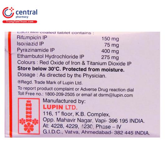 [CHÍNH HÃNG] Thuốc AKuriT-4 - điều trị lao tiềm ẩn hoặc hoạt động