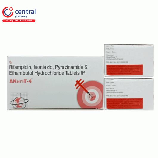 [CHÍNH HÃNG] Thuốc AKuriT-4 - điều trị lao tiềm ẩn hoặc hoạt động