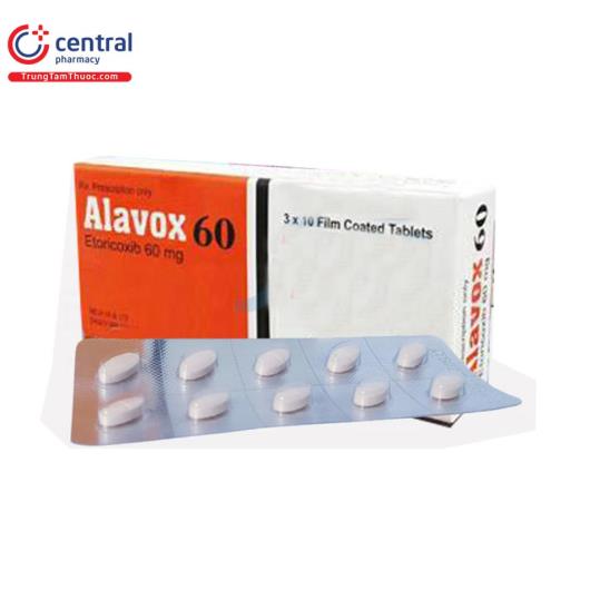 Thuốc Alavox 60 (Etoricoxib) - Thuốc điều trị viêm khớp dạng thấp
