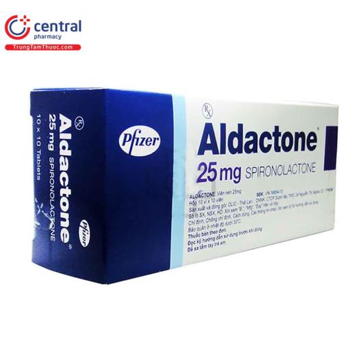 Thuốc Aldactone 25mg (Spironolactone 25mg): Chỉ định và Liều dùng