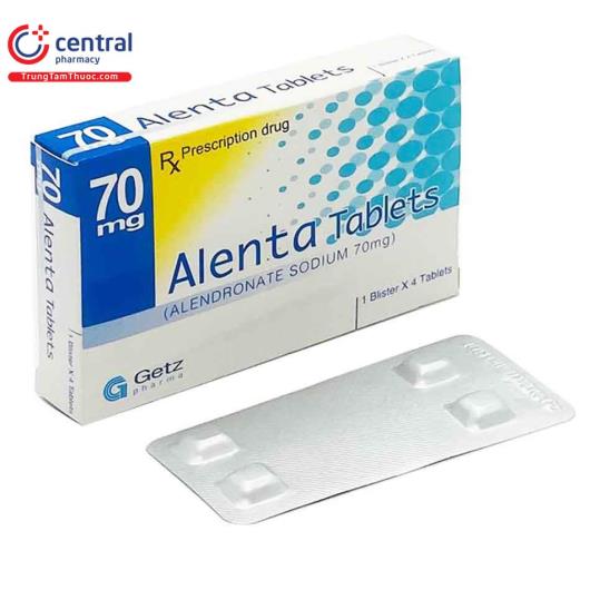 Thuốc Alenta Tablets 70mg điều trị và phòng ngừa loãng xương