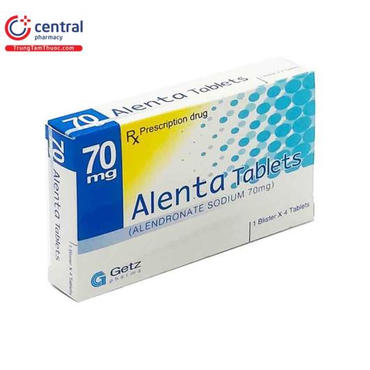 Thuốc Alenta Tablets 70mg điều trị và phòng ngừa loãng xương