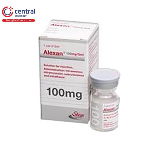 [CHÍNH HÃNG] Thuốc Alexan 100mg/5ml trị bệnh bạch cầu dòng tủy cấp