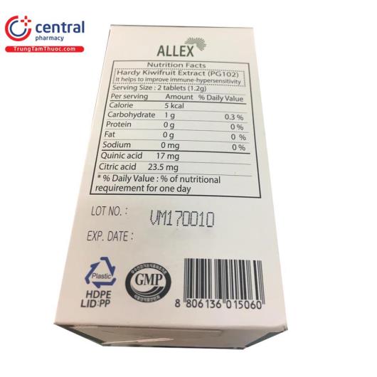 [CHÍNH HÃNG] Thuốc Allex hỗ trợ điều trị dị ứng và viêm da cơ địa