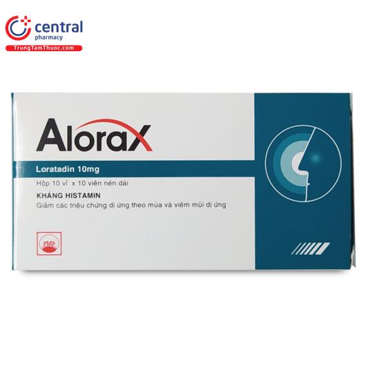 Thuốc Alorax Loratadin 10mg điều trị viêm mũi dị ứng giá bao nhiêu?