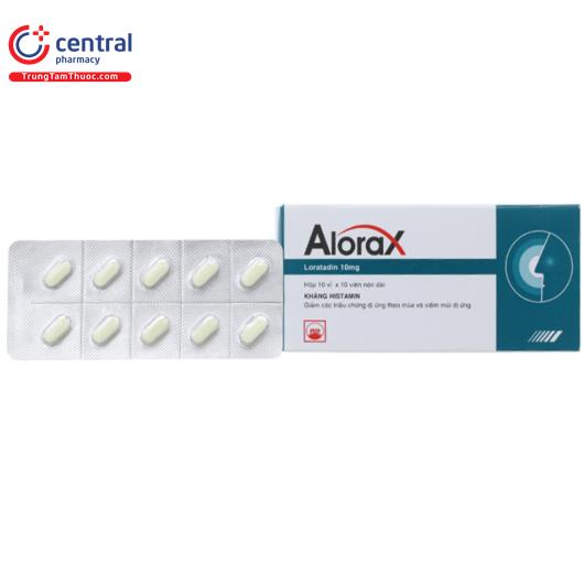Thuốc Alorax Loratadin 10mg điều trị viêm mũi dị ứng giá bao nhiêu?
