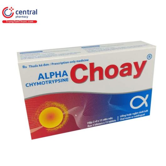 Thuốc Alpha Choay giảm sưng phù nề, sau chấn thương