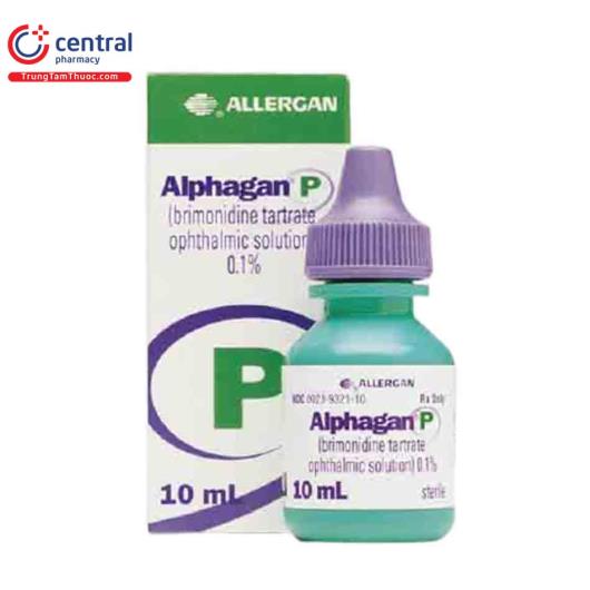 Thuốc Alphagan P 0.1% - Điều trị Glaucoma góc mở hoặc tăng nhãn áp.