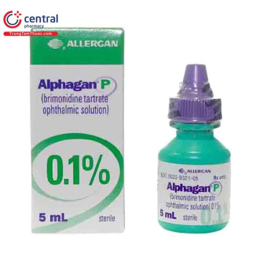 Thuốc Alphagan P 0.1% - Điều trị Glaucoma góc mở hoặc tăng nhãn áp.