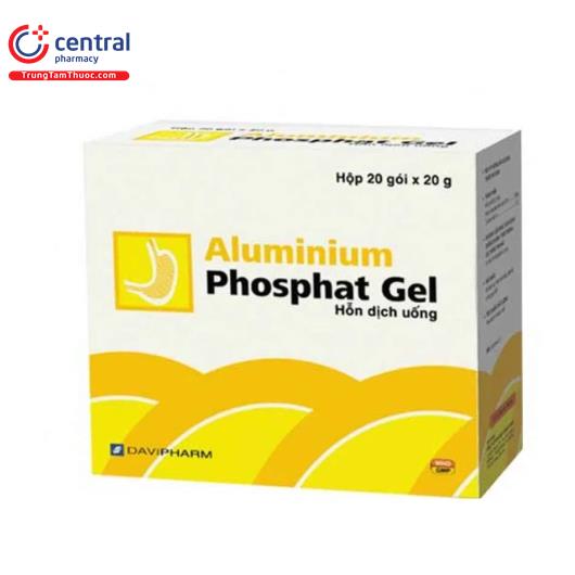 [CHÍNH HÃNG] Aluminium Phosphat gel Davipharm: công dụng, liều dùng