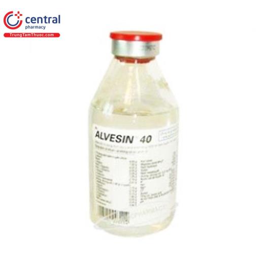 Dung dịch tiêm truyền Alvesin 40 chai 250ml: Tác dụng và chỉ định