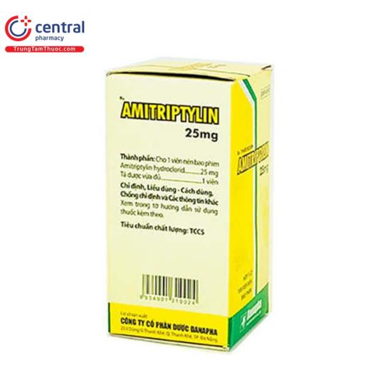 [CHÍNH HÃNG] Thuốc Amitriptylin 25mg -Thuốc chống trầm cảm