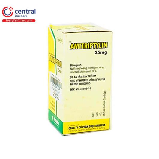 [CHÍNH HÃNG] Thuốc Amitriptylin 25mg -Thuốc chống trầm cảm