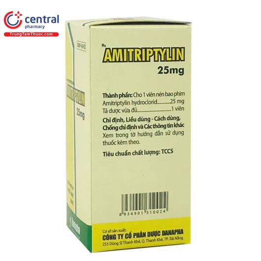 [CHÍNH HÃNG] Thuốc Amitriptylin 25mg -Thuốc chống trầm cảm