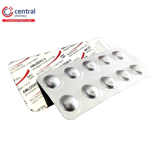 [CHÍNH HÃNG] Thuốc Amlodac 5 (Amlodipin 5mg) điều trị tăng huyết áp