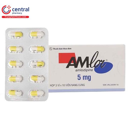 [CHÍNH HÃNG] Thuốc Amlor 5mg Pháp: tác dụng, liều dùng, giá