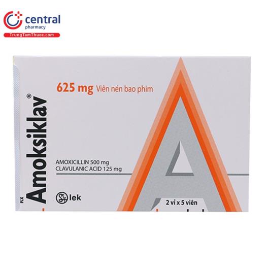 Thuốc Amoksiklav 625mg: Công dụng, cách dùng, lưu ý khi sử dụng