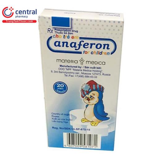 [CHÍNH HÃNG] Thuốc Anaferon (viên) Nga - điều trị nhiễm virus hô hấp